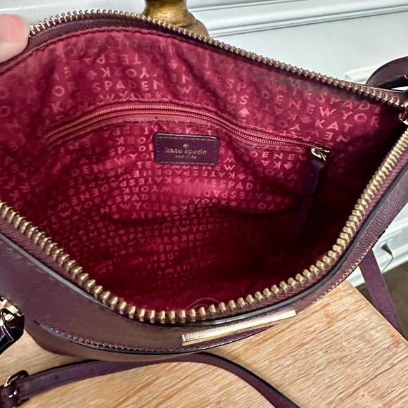 kate spade | Bags | Kate Spade Deep Burgandy Crossbody Bag | Poshmark